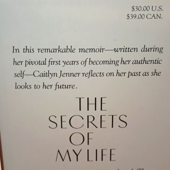 Other | The Secrets Of My Life Caitlyn Jenner Book | Poshmark